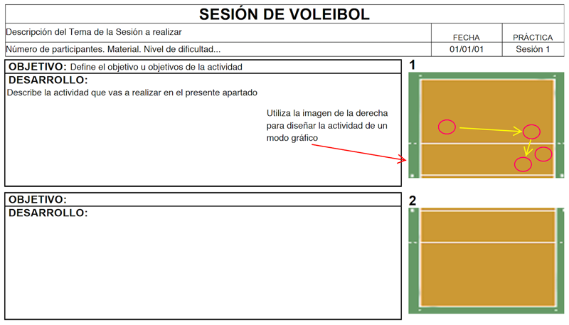 Ficha para Sesiones de Voleibol - Fichas - Modelos Fichas - TAFAD ... Ficha para Sesiones de Voleibol - Fichas - Modelos Fichas - TAFAD ...